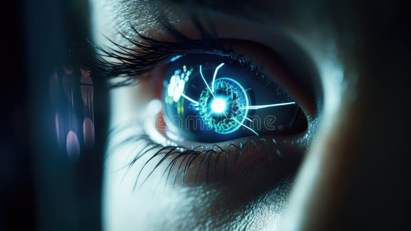 Surgery lasik technology stock illustration. Illustration of clarity ...