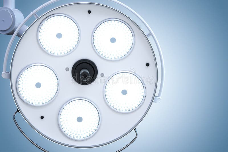 Surgery Lights or Medical Lamps Stock Illustration - Illustration of ...