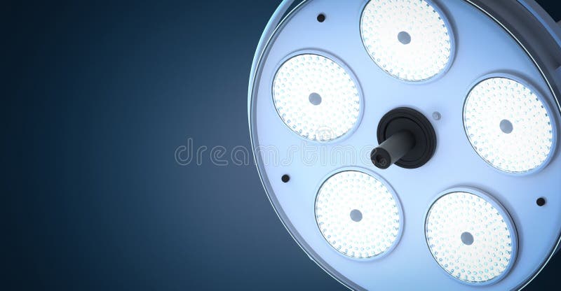 Surgery Lights or Medical Lamps Stock Illustration - Illustration of ...