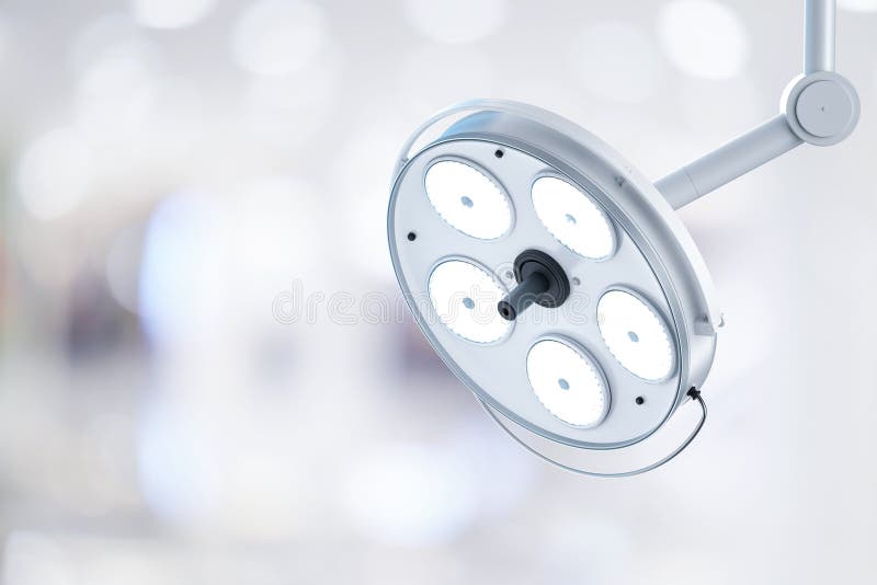 Surgery Lights or Medical Lamps Stock Illustration - Illustration of ...