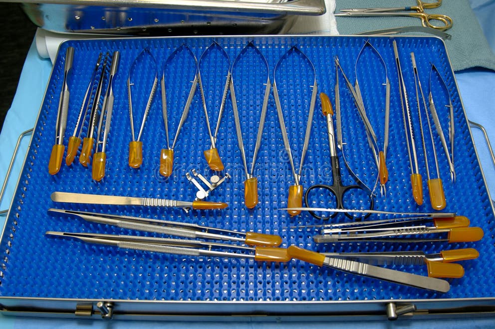 Surgery Microvascular Tools Stock Photo - Image of equipment ...
