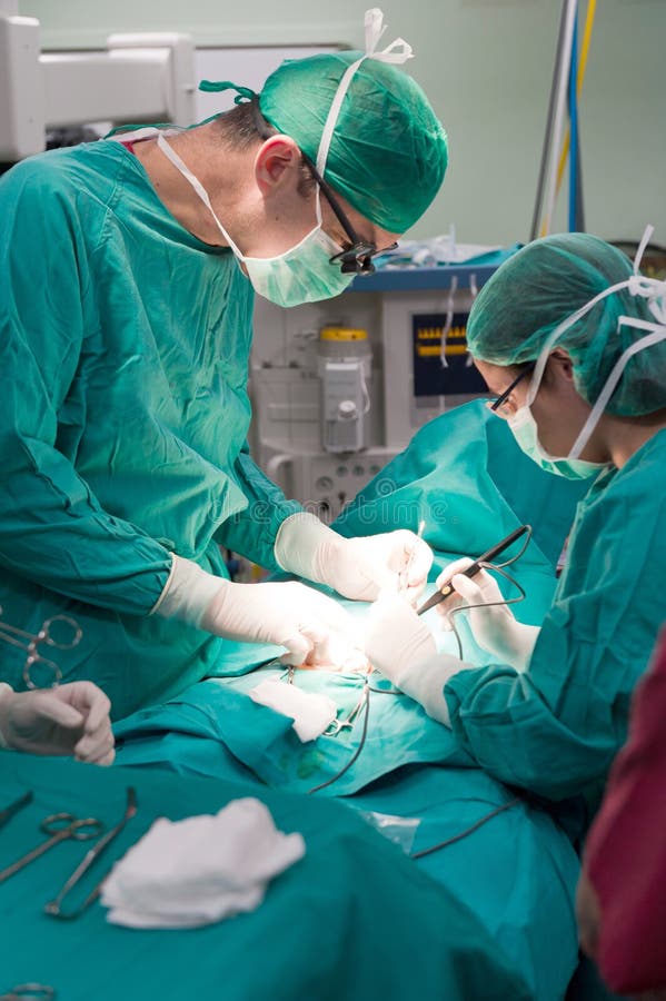 Aerial View of Surgery Operation Stock Photo - Image of patient ...