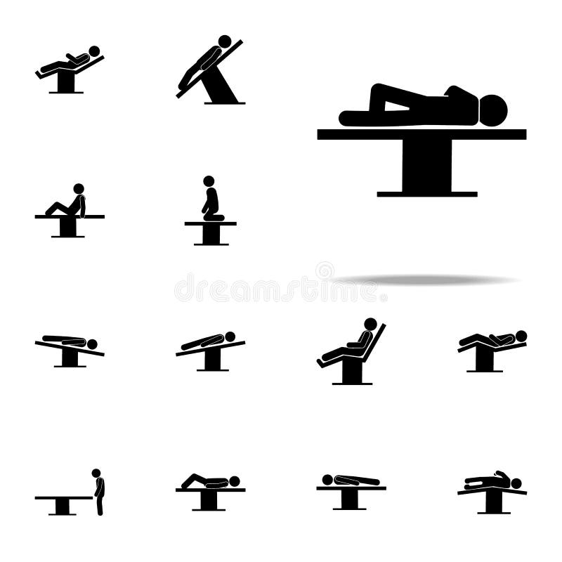 Surgery, Patient Icon. Surgical Icons Universal Set for Web and Mobile ...