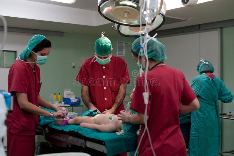 Child under surgery stock photo. Image of operating, pediatrics - 24275776
