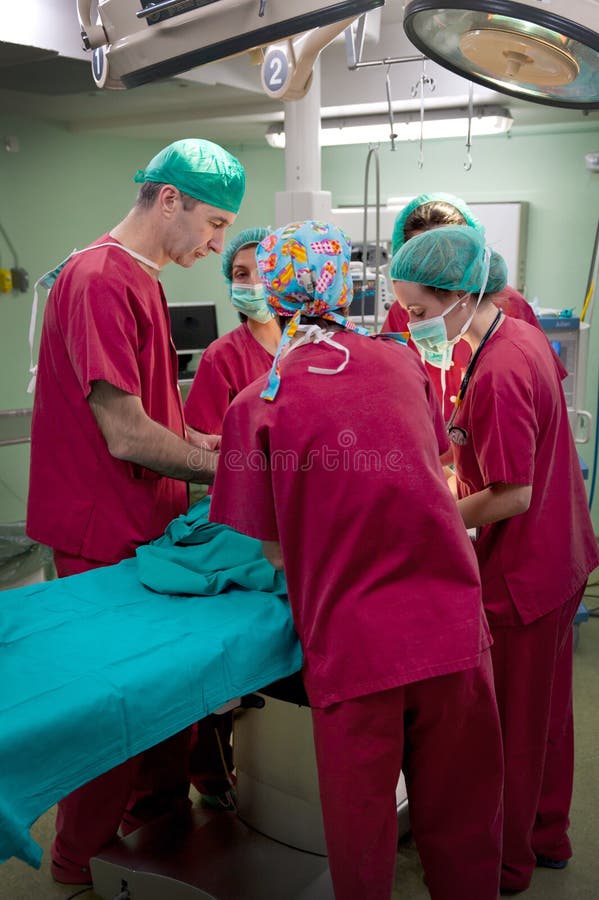 Aerial View of Surgery Operation Stock Photo - Image of patient ...