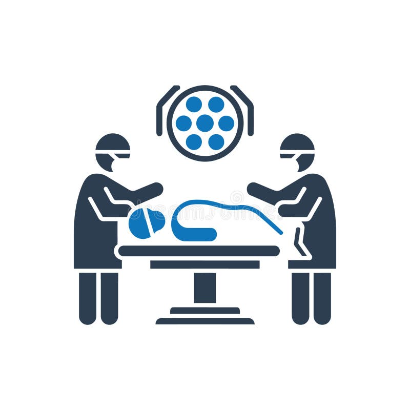 Surgery Procedure Icon stock illustration. Illustration of surgery ...