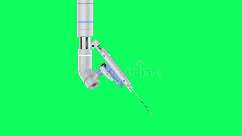Surgery Robot Isolated on Green Screen 4k Footage Stock Video - Video ...