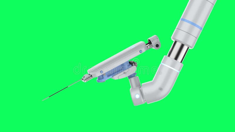 Surgery Robot Isolated on Green Screen 4k Footage Stock Footage - Video ...