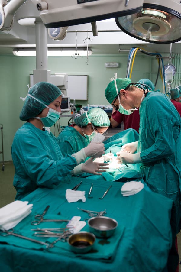 Aerial View of Surgery Operation Stock Photo - Image of patient ...