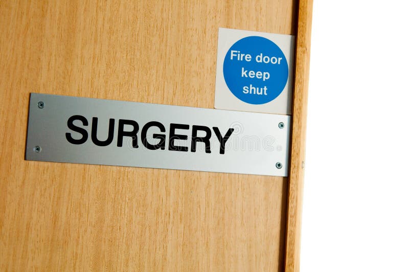 Surgery sign stock image. Image of indication, entrance - 24269321