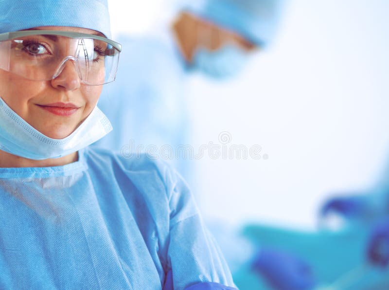 Surgery Team in the Operating Room Stock Photo - Image of room, clean ...