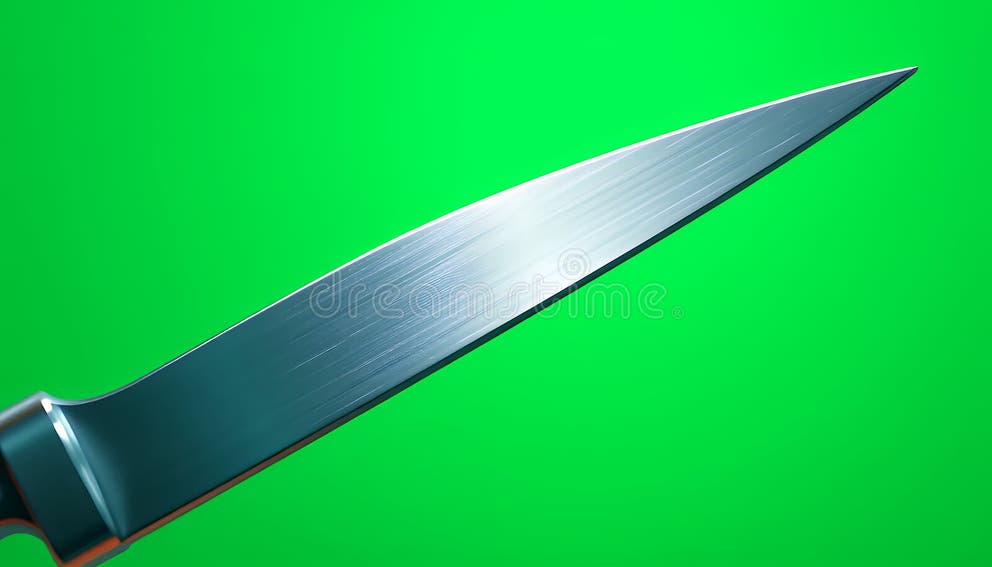 Surgical Blade Isolated on Green Screen Studio Background for Medical ...