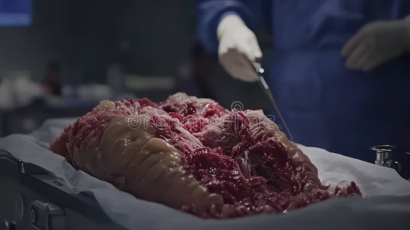 Surgical Excision: a Macroscopic View of Removed Tissue on an Operating ...