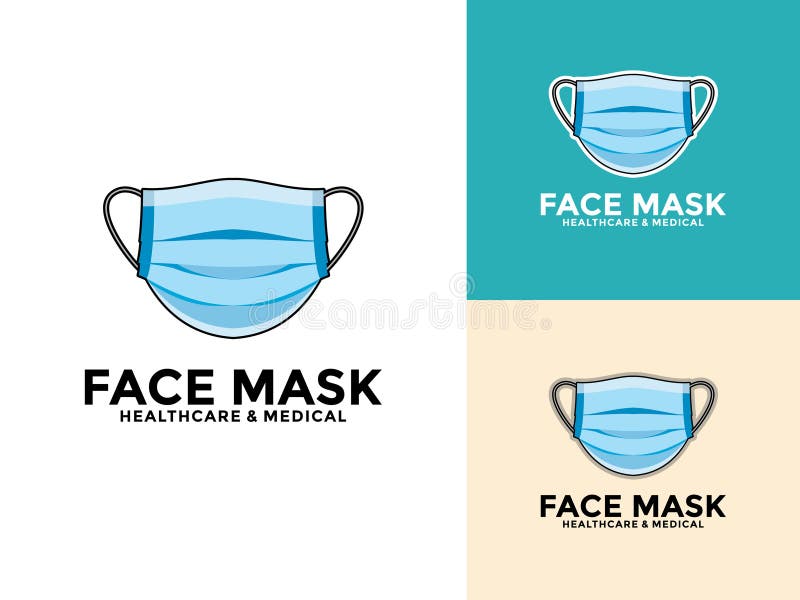 Surgical Face Mask Logo Icon. Virus Protection, Face Mask, Dentist Mask ...
