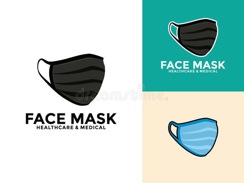 Surgical Face Mask Logo Icon. Virus Protection, Face Mask, Dentist Mask ...
