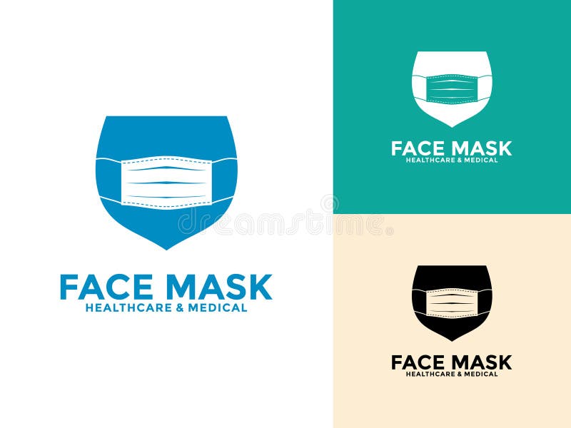Surgical Face Mask Logo Icon. Virus Protection, Face Mask, Dentist Mask ...