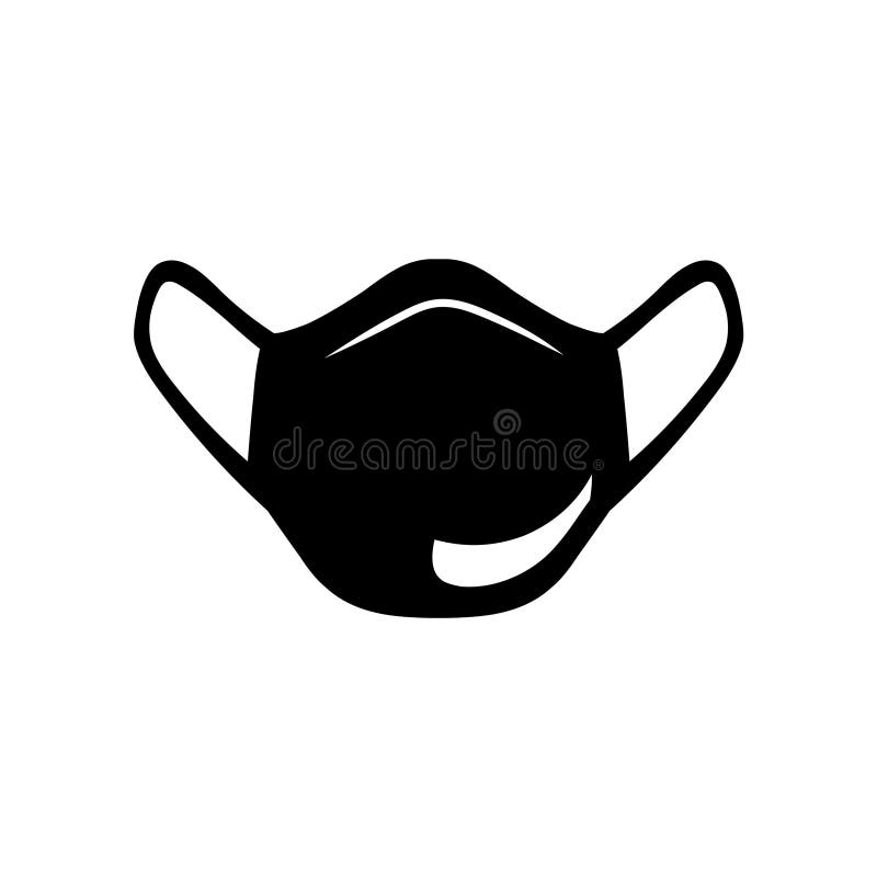 Surgical Face Mask Vector Logo Icon Stock Vector - Illustration of ...