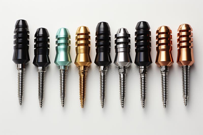 Surgical Implants on White Background Stock Illustration - Illustration ...