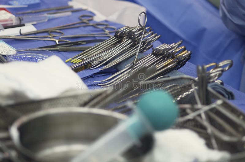 Surgical instruments stock photo. Image of doctor, surgeon - 1803352