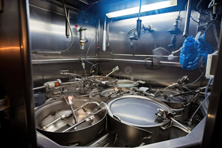 Surgical Instruments Being Steam-sterilized in a Sterilization Chamber ...