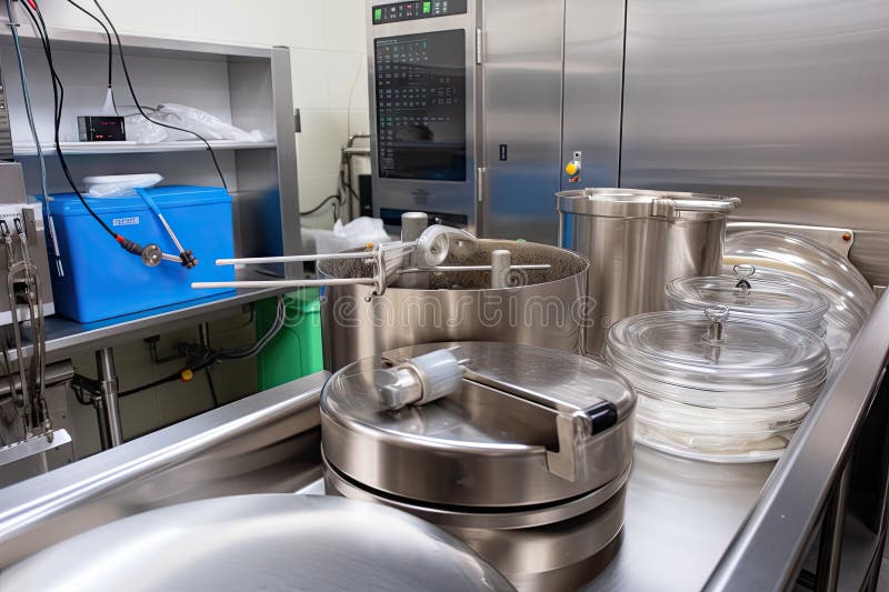 Surgical Instruments Being Sterilized in Steam Autoclave for Safe and ...