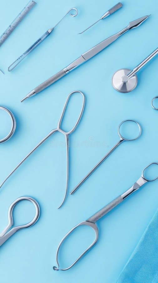 Surgical Instruments, a Closeup View of Sterile Medical Tools Stock ...