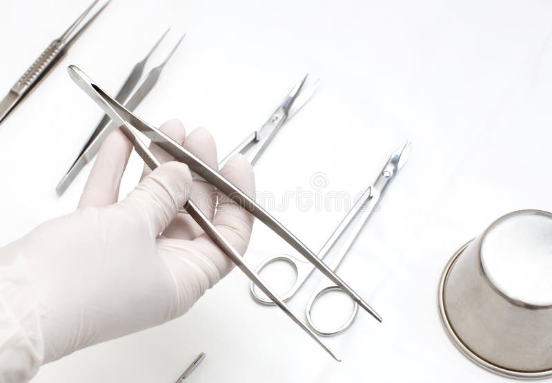Surgical instruments stock photo. Image of operating - 48380166