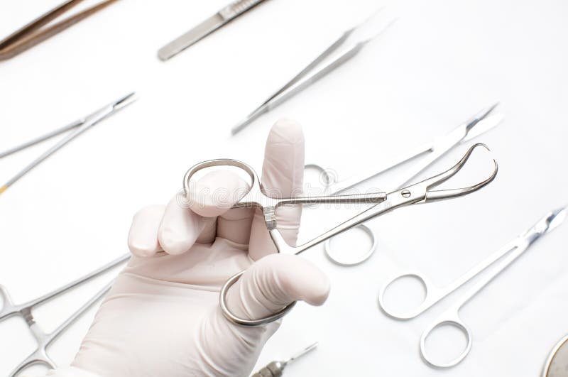 Surgical instruments stock photo. Image of medicine, equipment - 48380306