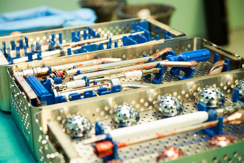 Surgical Instruments in the Operating Room Stock Photo - Image of ...