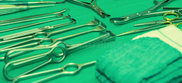 Surgical Instruments in the Operating Room Stock Photo - Image of ...