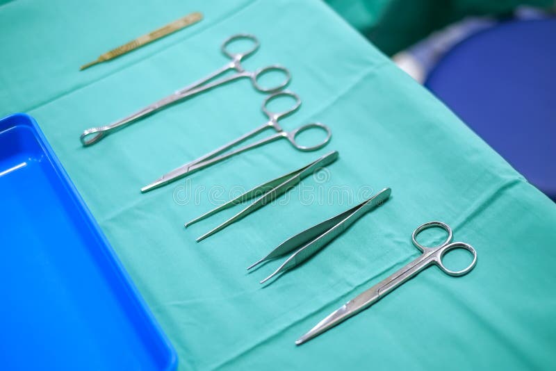 Surgical Instruments in the Operating Room Stock Photo - Image of room ...