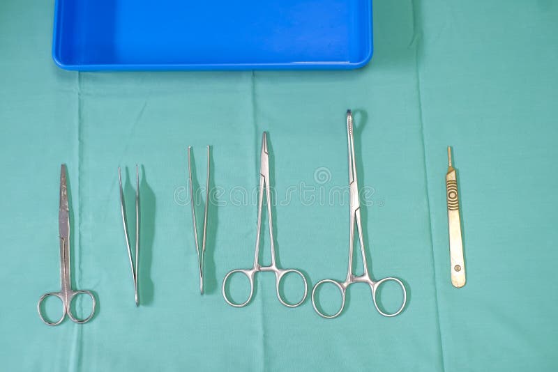 Surgical Instruments in the Operating Room Stock Image - Image of ...