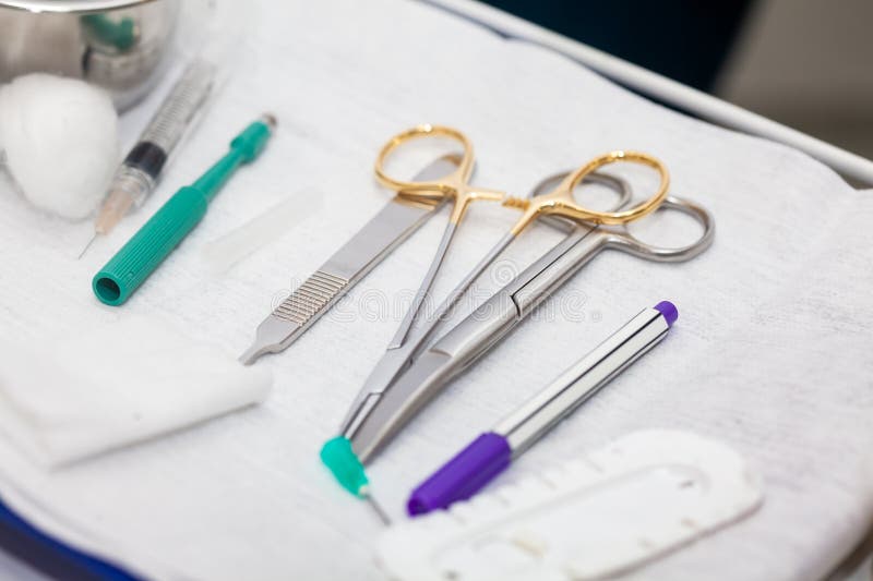 Surgical Instruments for Performing a Small Surgery Procedure at the ...
