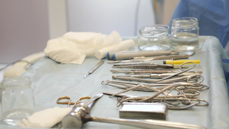 Surgical Instruments Prepare for Surgery in Operating Room Surgical ...
