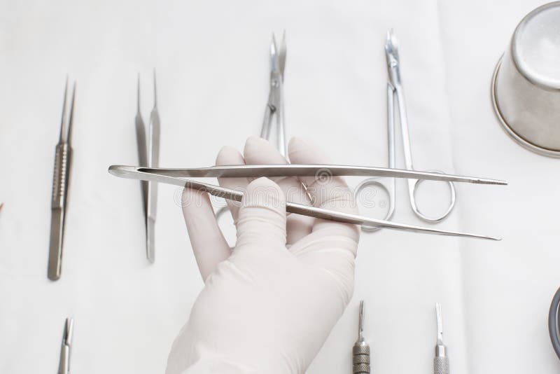 Surgical Instruments stock photo. Image of hand, hospital - 53110902