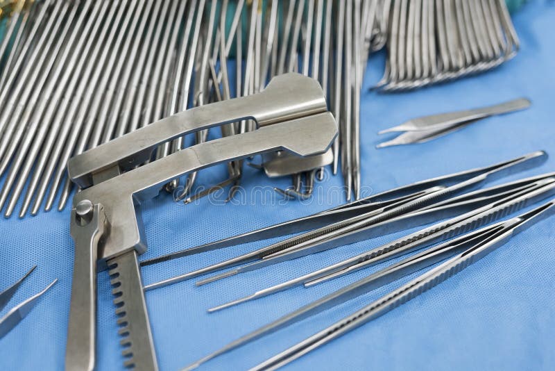 Surgical instruments stock image. Image of care, medical - 56161725