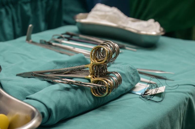 Surgical Instruments during Surgery Stock Photo - Image of medic ...