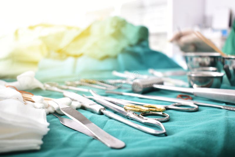 Surgical Instruments, Surgery Soft Focus Stock Image - Image of design ...