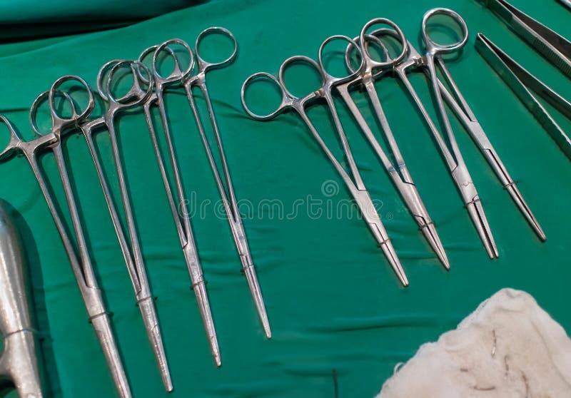 Instruments - Needle and Thread Stock Image - Image of operating ...
