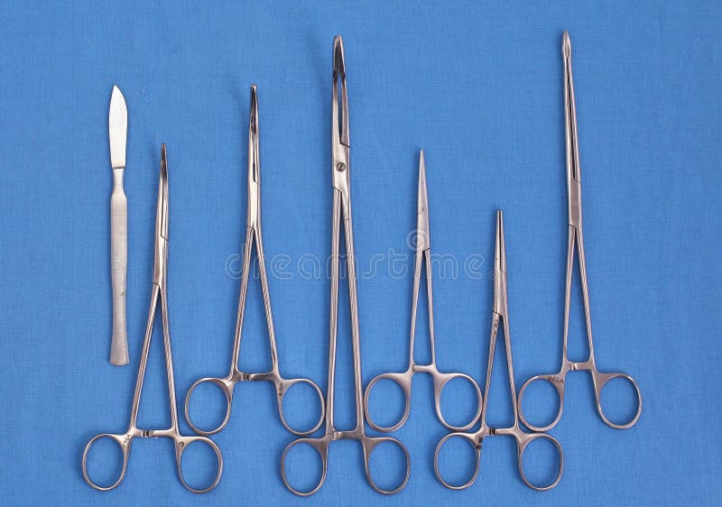 Surgical Instruments and Tools Including Scalpels, Forceps and Tweezers ...