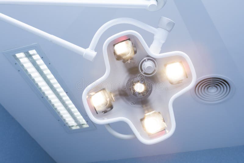 Operating Room Lights stock photo. Image of operation - 65127622