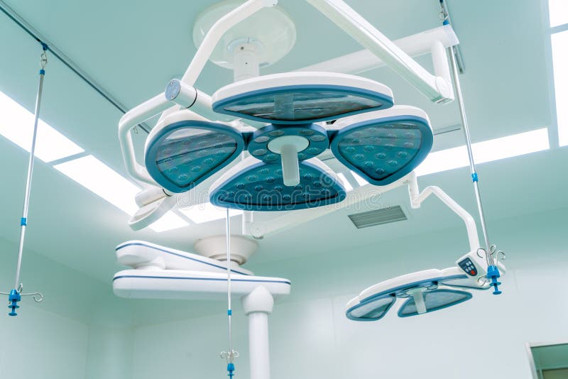 Surgical Light in the Operating Room Stock Image - Image of design ...