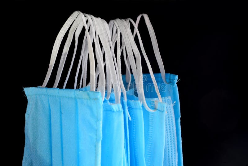 Surgical mask Hanging stock photo. Image of medical - 189009778