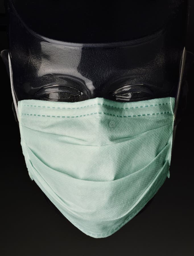 Surgical Mask on Transparent Dummy Stock Image - Image of protect ...