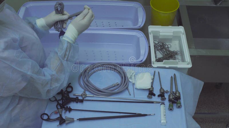 Medical Instrument Chamber. Operating Room. Instruments for Surgeries ...