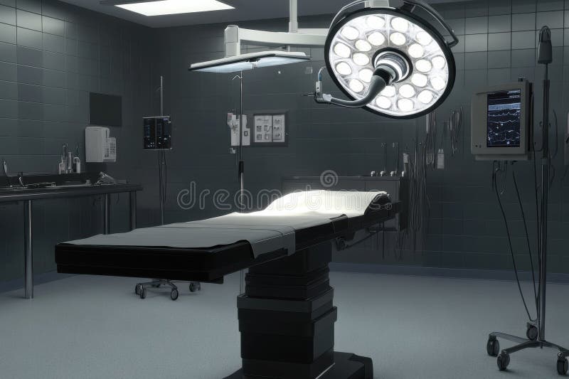 Surgical Operating Room Equipped with Advanced Medical Technology and ...