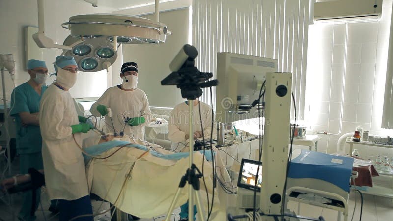 Laparoscopic Surgery Of The Abdomen Stock Video - Video of instrument ...