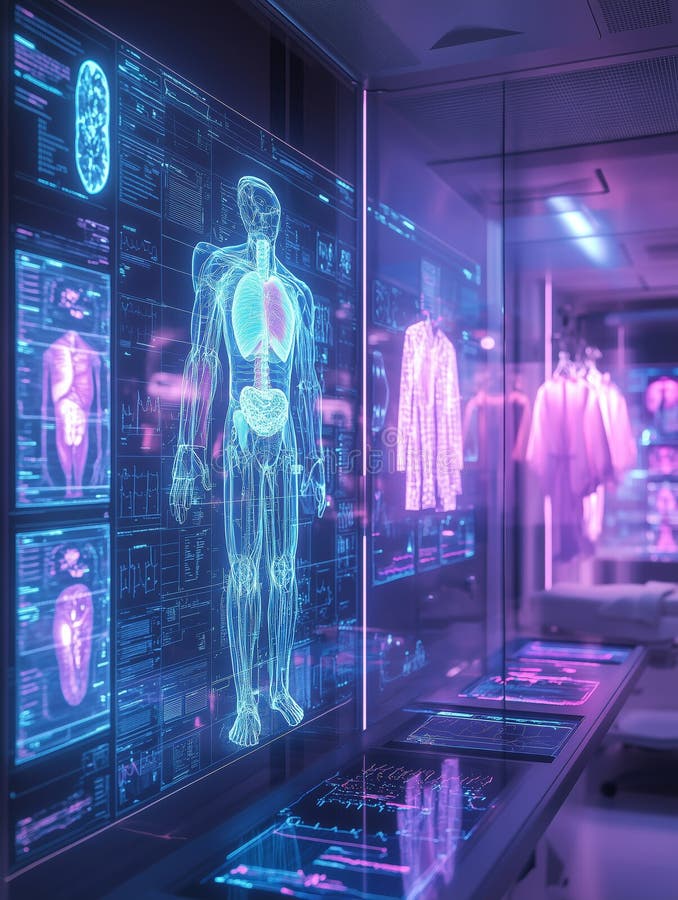 Surgical Planning Interface Showcasing Digital Organ Models and Anatomy ...