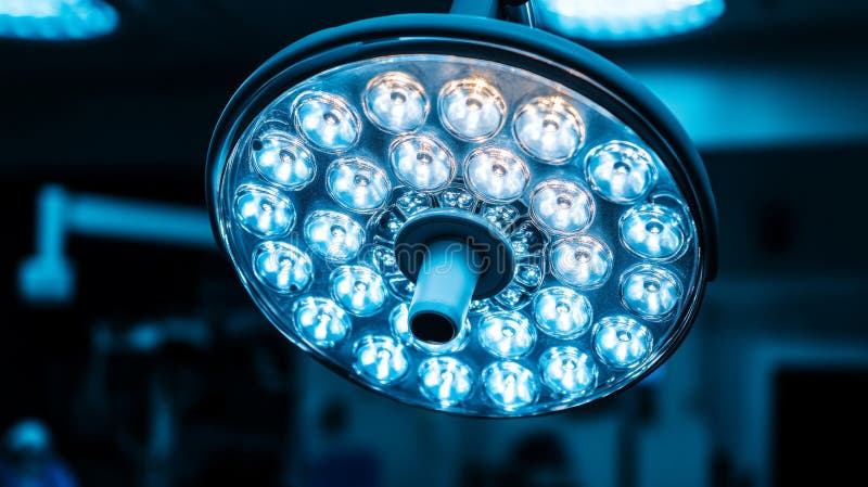 Surgical Precision Powerful LED Light Illuminates Operating Room ...