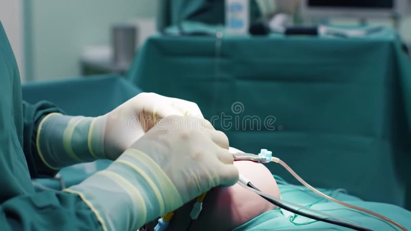 Surgical Procedure Highlights Skillful Techniques in a Medical ...